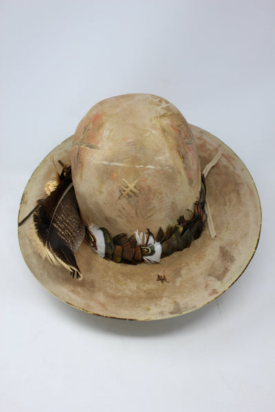 Hand Painted and Ready to ship Lone Hawk "Voodoo Hawk"