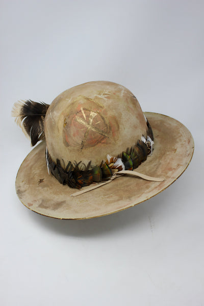 Hand Painted and Ready to ship Lone Hawk "Voodoo Hawk"