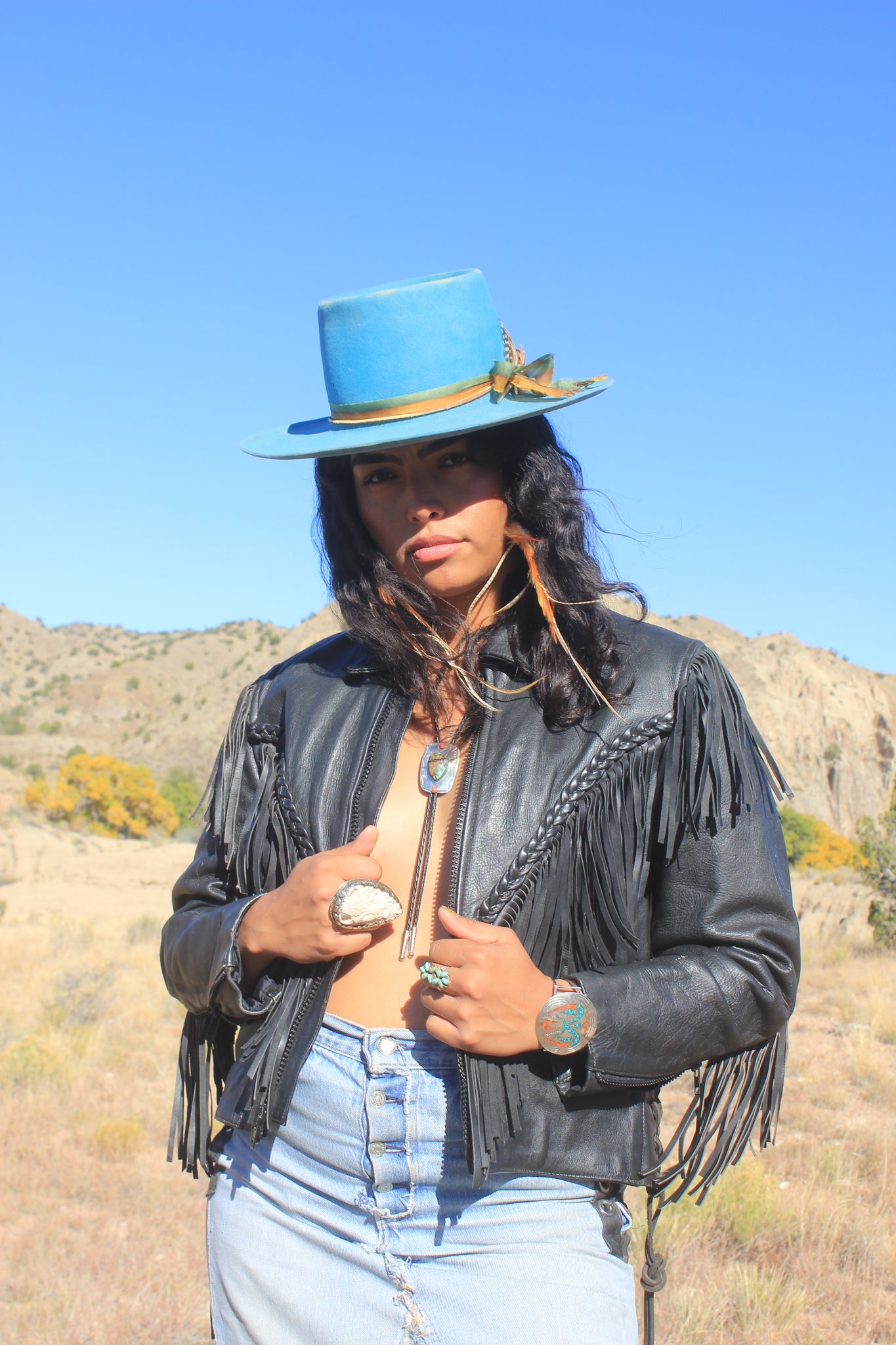 READY to Ship Beaver Hand Dyed Lone Hawk Hat Size 7 1/4 to 7 3/8